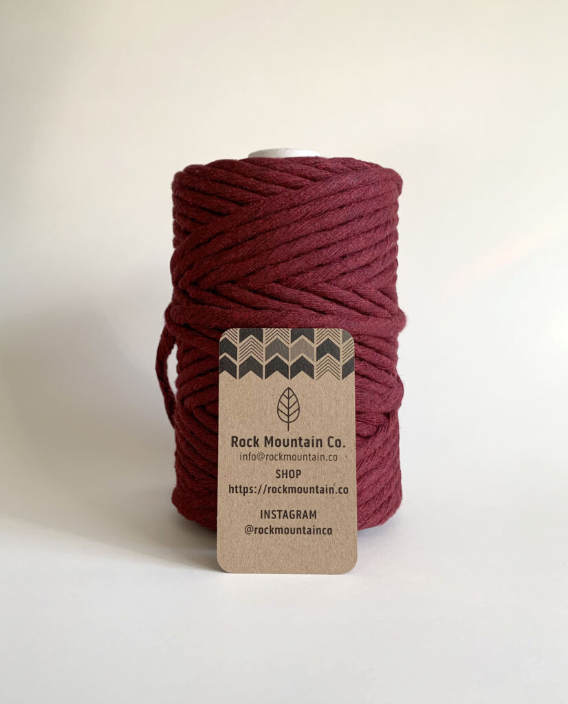 6mm Single Strand – Red Wine – RMC