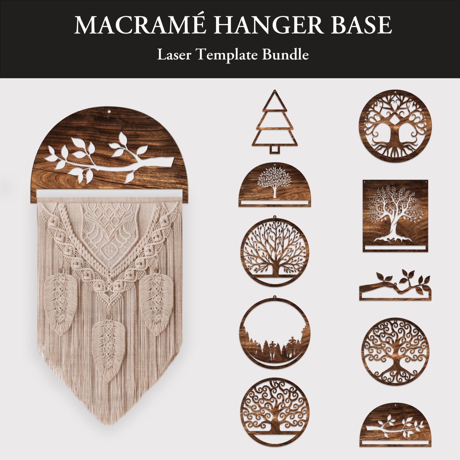 Tree Macrame Hanger Base Set – RMC