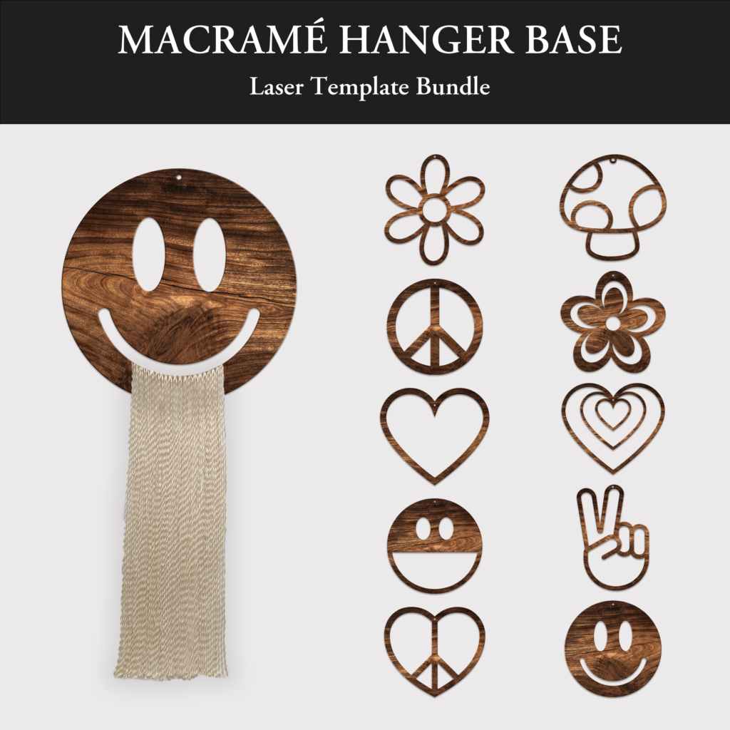 Retro Macrame Hanger Base Set – RMC